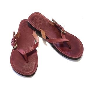 Lucky Brand | Shoes | Women 7 Men Lucky Brand Flip Flop Sandals Red ...